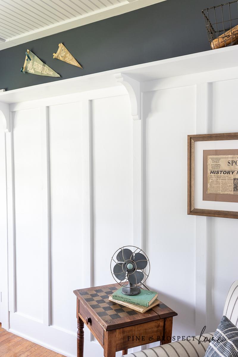 Vintage Sports Themed Boys Bedroom - Pine and Prospect Home