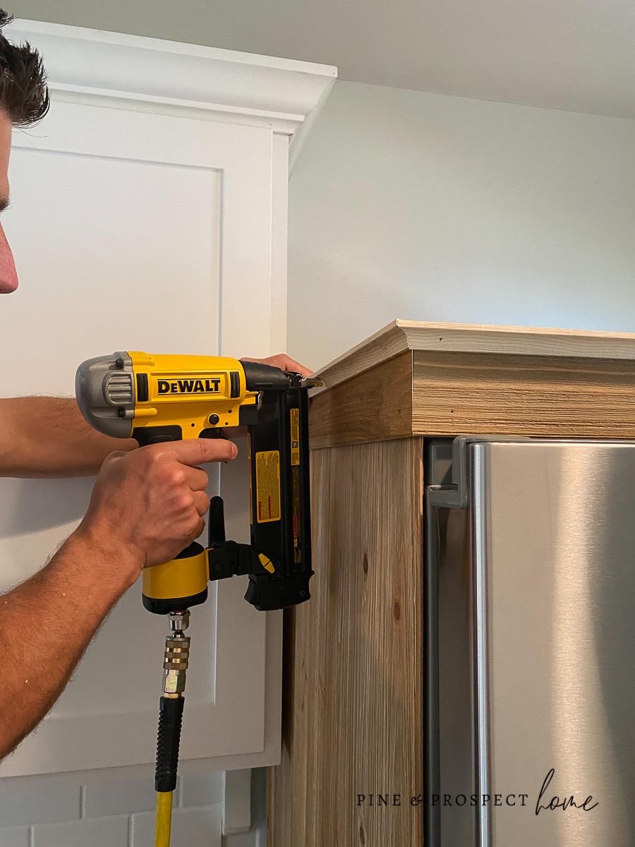 Hide Your Refrigerator With This Easy and Charming DIY Panelling Hack ...