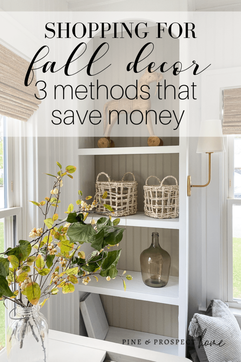 Shopping for Fall Decor - 3 Methods that Save Me Money! - Pine and ...