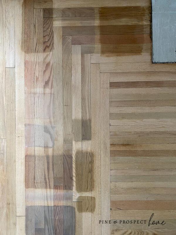 Finding the Perfect Stain for Our Red Oak Floors - Pine and Prospect Home