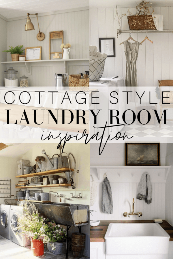Cottage Style Laundry Room Inspiration - Pine and Prospect Home