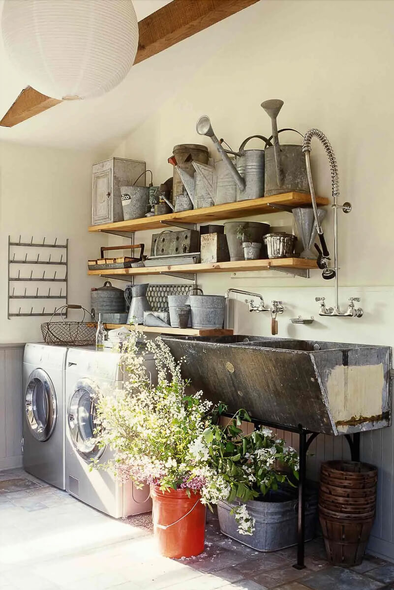 Cottage Style Laundry Room Inspiration - Pine and Prospect Home