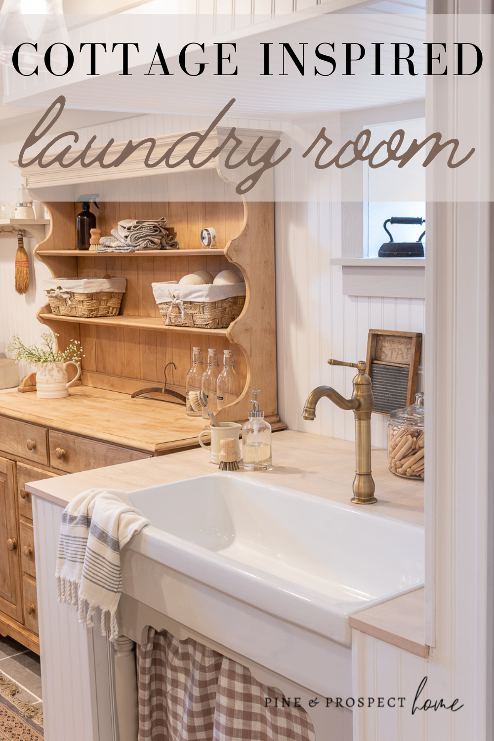 My Dream Cottage Inspired Laundry Room Reveal: A Project 4 Years in the ...