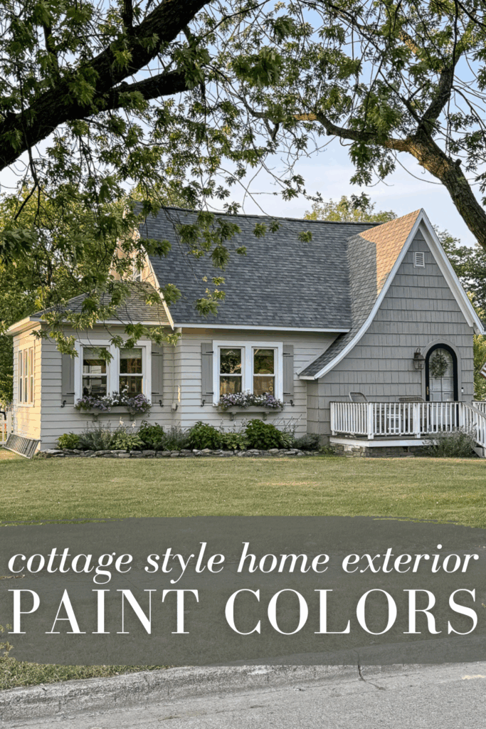 Cottage Style Home Exterior Paint Colors Reveal: The Charming Cottage ...